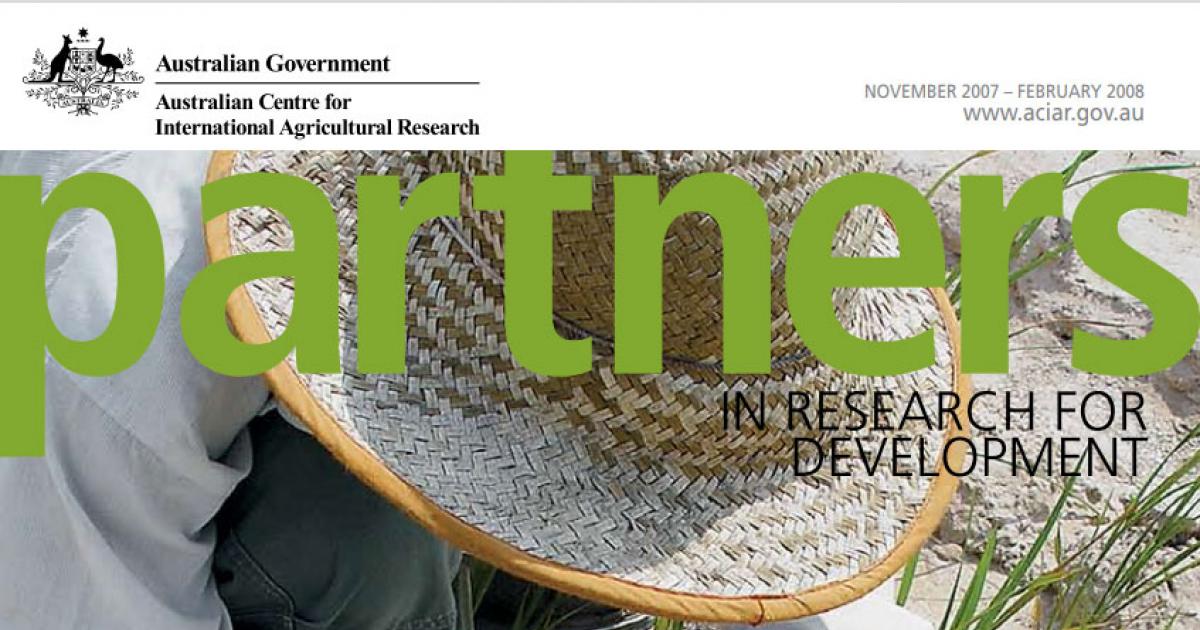 Partners magazine 2008 Issue 1 | ACIAR