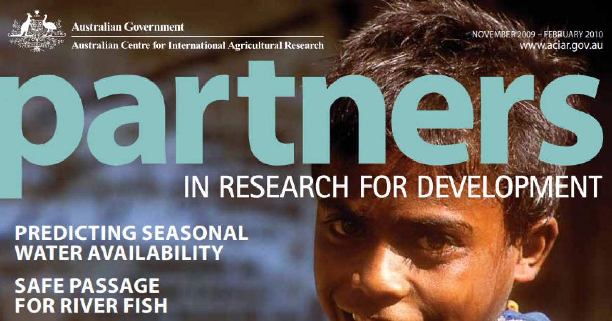 Partners magazine 2010 Issue 1 | ACIAR