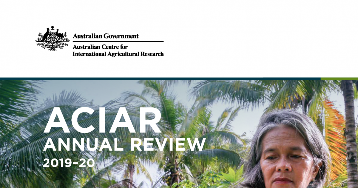 ACIAR Annual Review 2019-20 | ACIAR