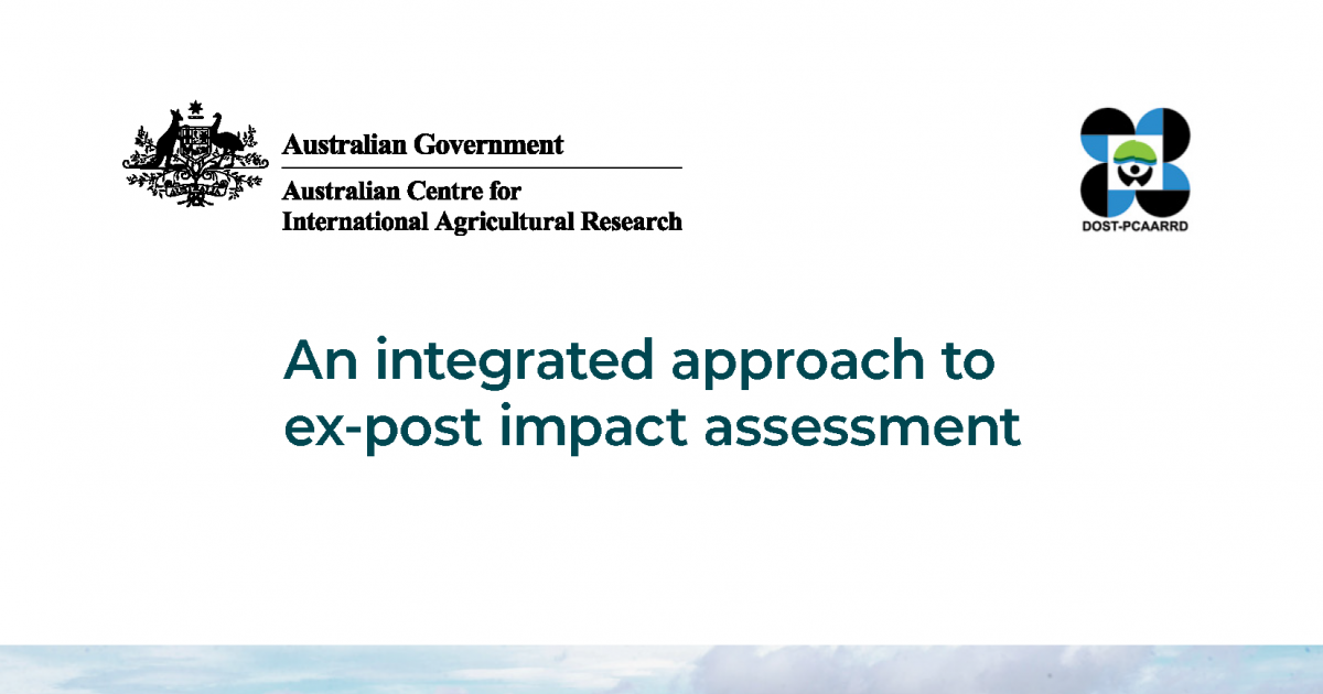An integrated approach to ex-post impact assessment | ACIAR