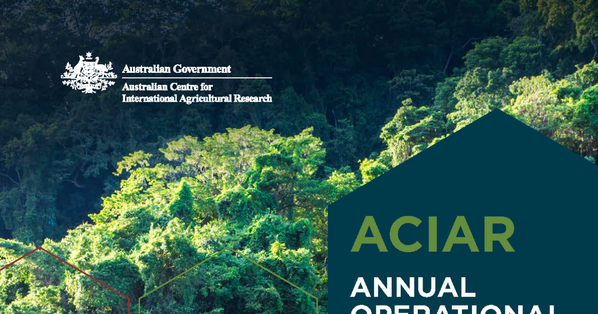 Annual Operational Plan 2021-22 | ACIAR