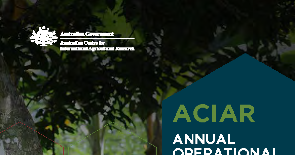 Annual Operational Plan 2022-23 | ACIAR