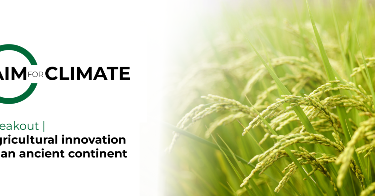 AIM for Climate Summit: Breakout | Agricultural innovation in an ancient continent | ACIAR