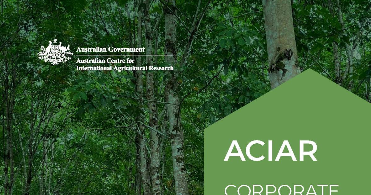 Corporate Plan 2024-25 | ACIAR