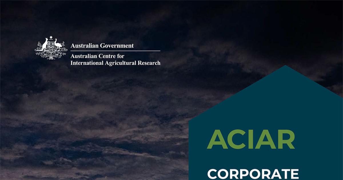 Corporate Plan 2025-26 | ACIAR