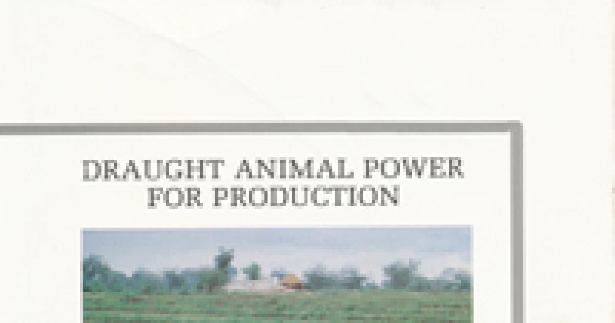 Draught animal power for production | ACIAR