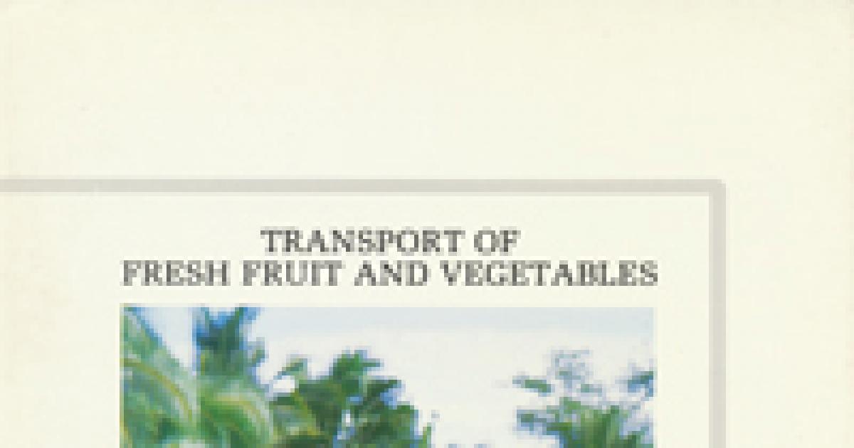 Transport of fresh fruit and vegetables | ACIAR