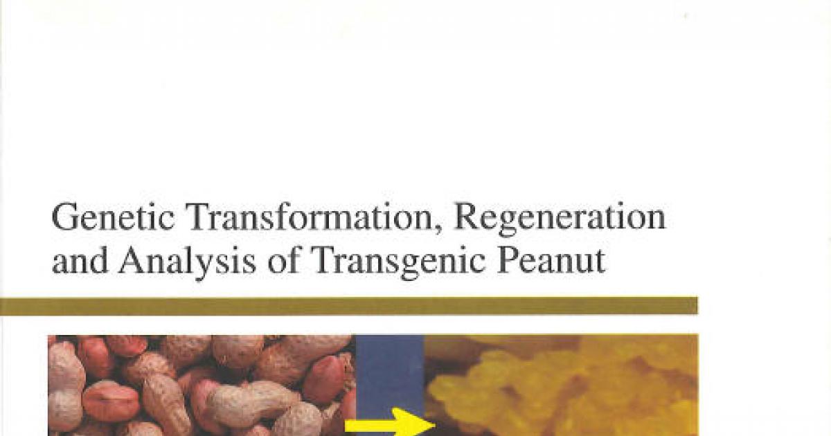 Genetic transformation, regeneration and analysis of transgenic peanut ...